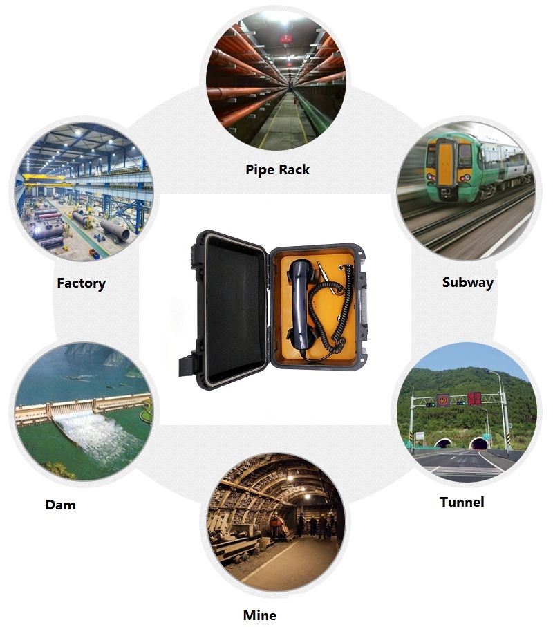 Robust Telephone | Portable Telephone | Portable Telephone for tunnel
