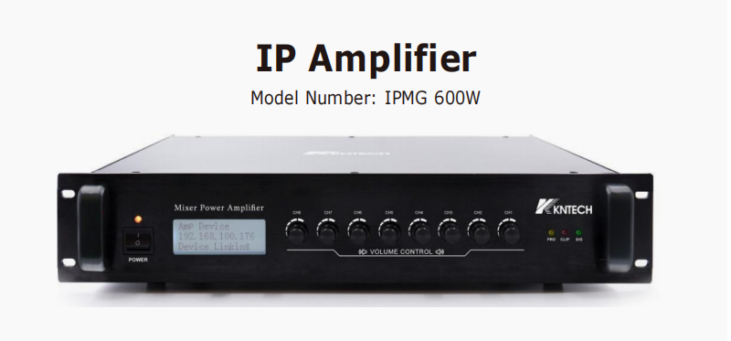 IP Amplifier 600w | KNTECH